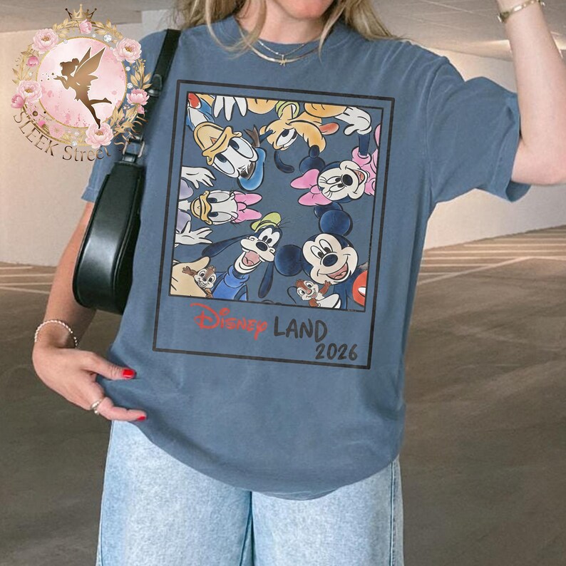 Disneyland 2026 Shirt, Mickey Minnie Goofy Donald Daisy Tee, Disney ...