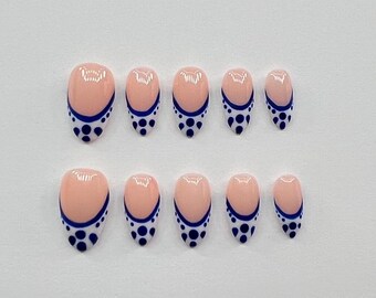 Cazuela De Barro, Mexican Press on Nails, Talavera Nails, Handmade ...