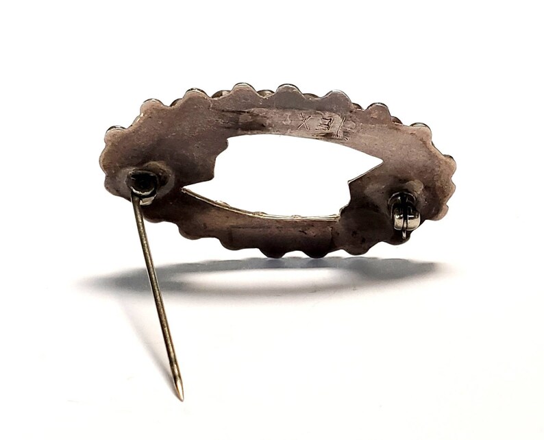 Zuni Snake Eye Turquoise Brooch Eye Symmetry Sterling Brooch | Etsy