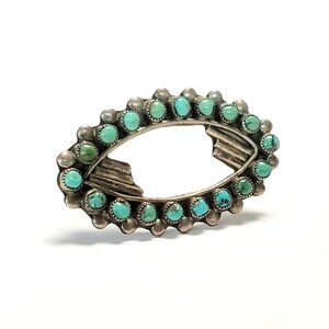 Zuni Snake Eye Turquoise Brooch Eye Symmetry Sterling Brooch - Etsy