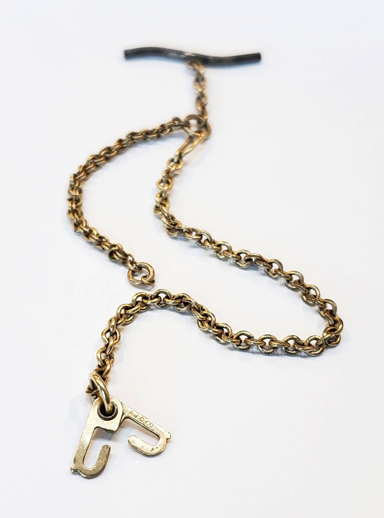 Victorian Prince Albert Watch Fob Gold Filled 6.75" Long Ca 1880s - Etsy