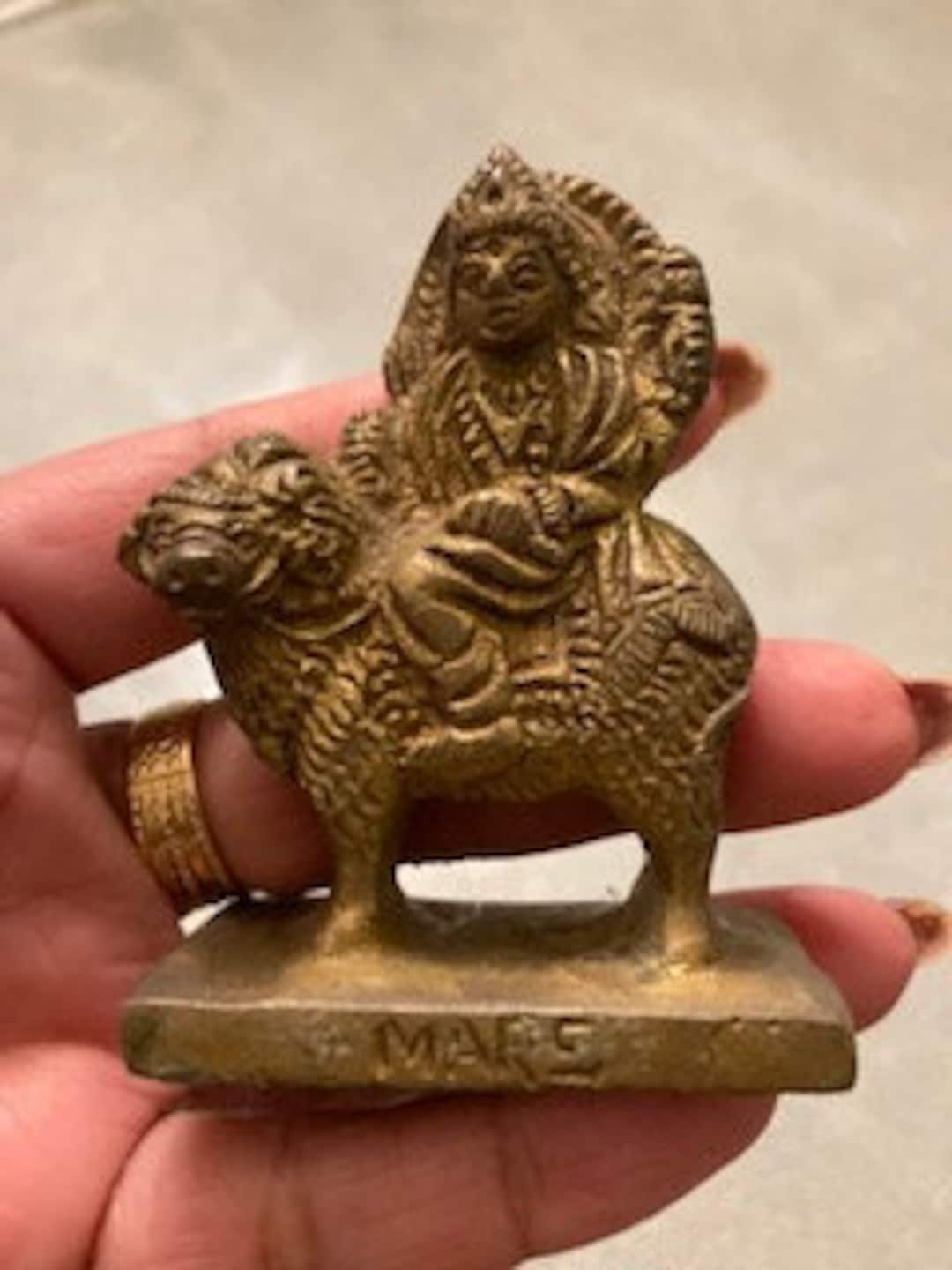 Brass Vintage Mars God - Etsy