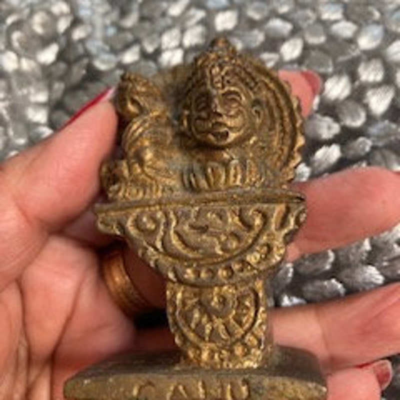 Vintage Brass Statue - Etsy