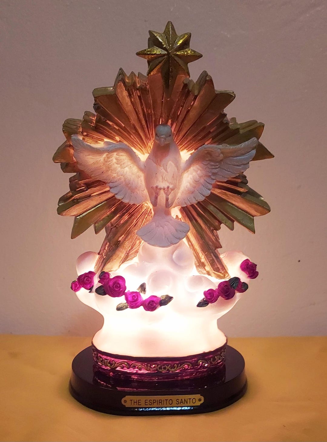 Holy Spirit Light, Monstrance Santisimo Bóveda Gold Standing Crucifix ...