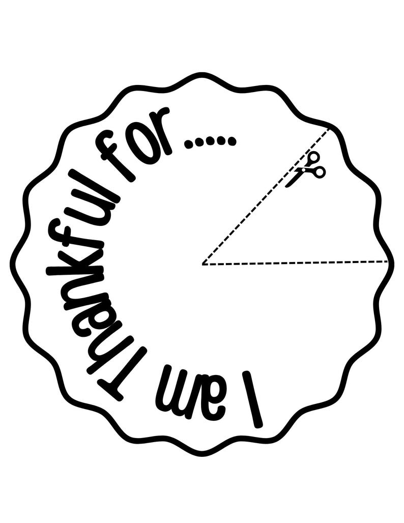 Printable Christian Thankful Pie – Thanksgiving Craft for Kids and ...