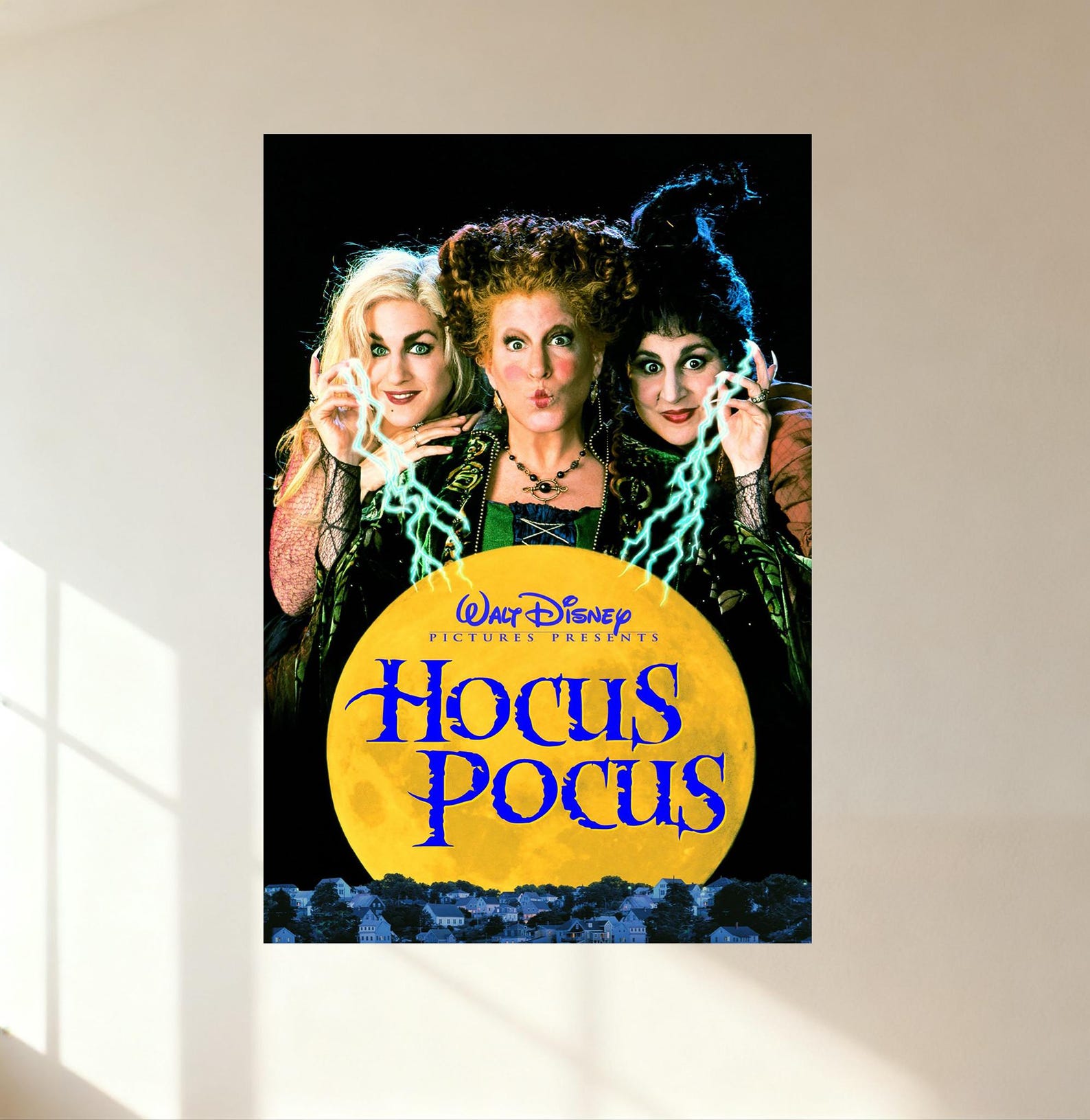 Hocus Pocus Movie Poster: Modern Wall Art Decor - Etsy