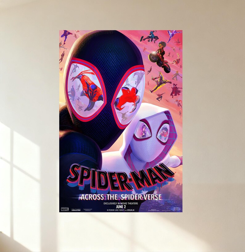 Spider-man: Across the Spider-verse Movie Poster - Modern Wall Art - Etsy