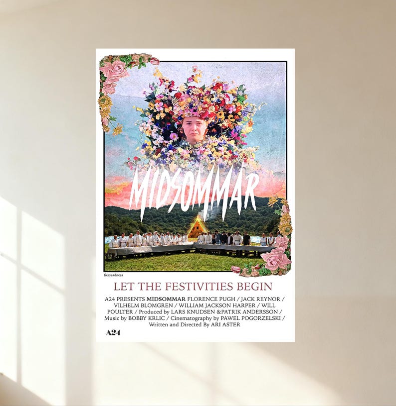 Midsommar Movie Poster, Modern Wall Art Decor - Etsy Canada
