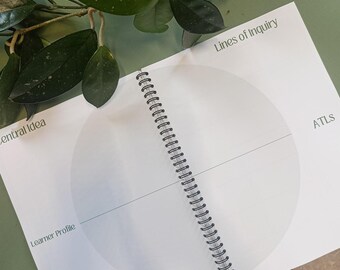 Premium Bound PYP Teacher Planner - Etsy