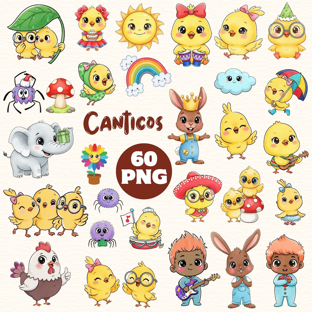 Canticos Clipart 60-PNG, Canticos Birthday, Canticos Cake Topper ...
