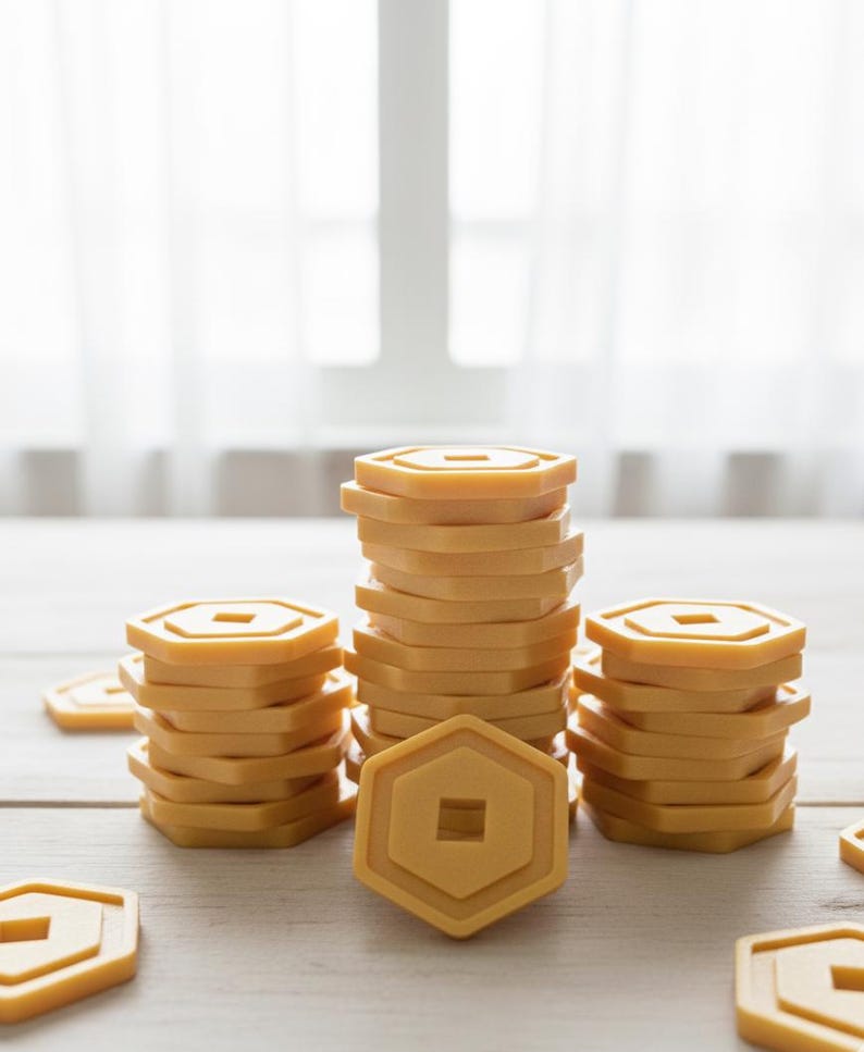 Monedas de juego inspiradas en Roblox: Robux, recuerdos de fiesta ...