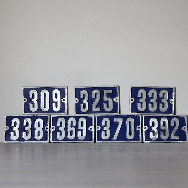 French House Numbers - Etsy