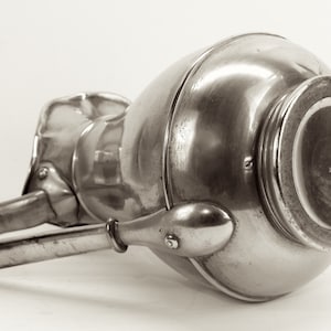 Stunning French Antique Metal Pitcher, Jug, Hand Made by Artisan , Tin ...