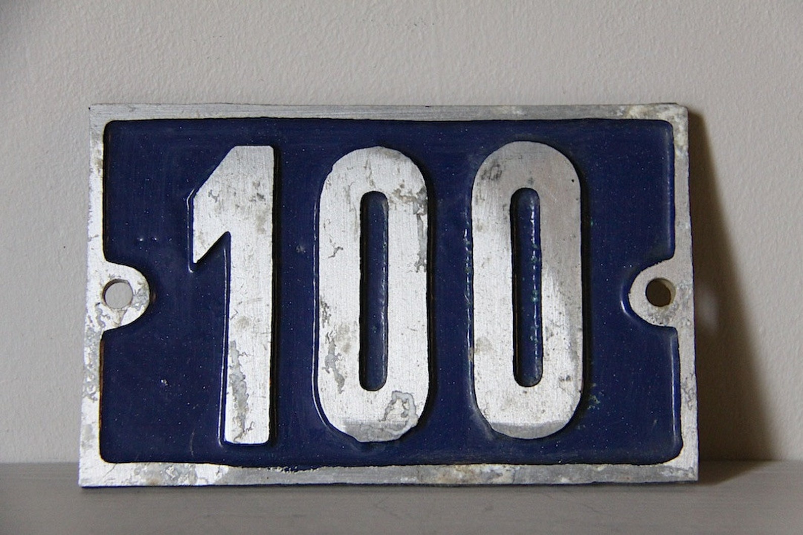 Vintage French House Number, Blue Enamel Aluminum Sign - Etsy