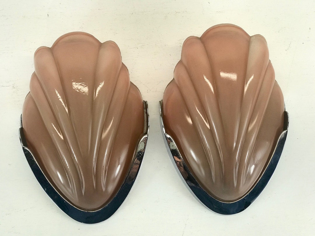 Art Deco Wall Sconces in the Shape of a Shell Wall Lights - Etsy