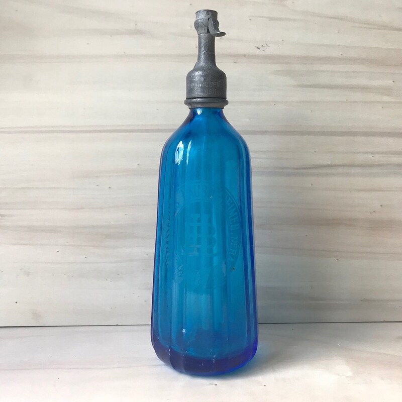 Antique Seltzer Water Bottle - Etsy