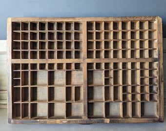 Wooden Letter Press Tray - Etsy