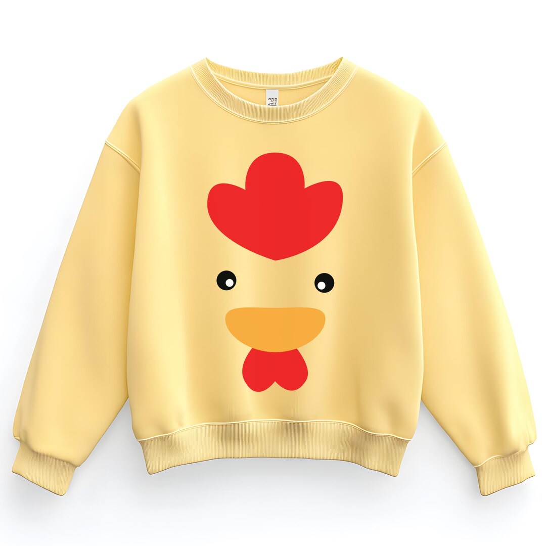 Cute Chicken Face PNG and SVG | Rooster Head Clipart | Cartoon Hen ...