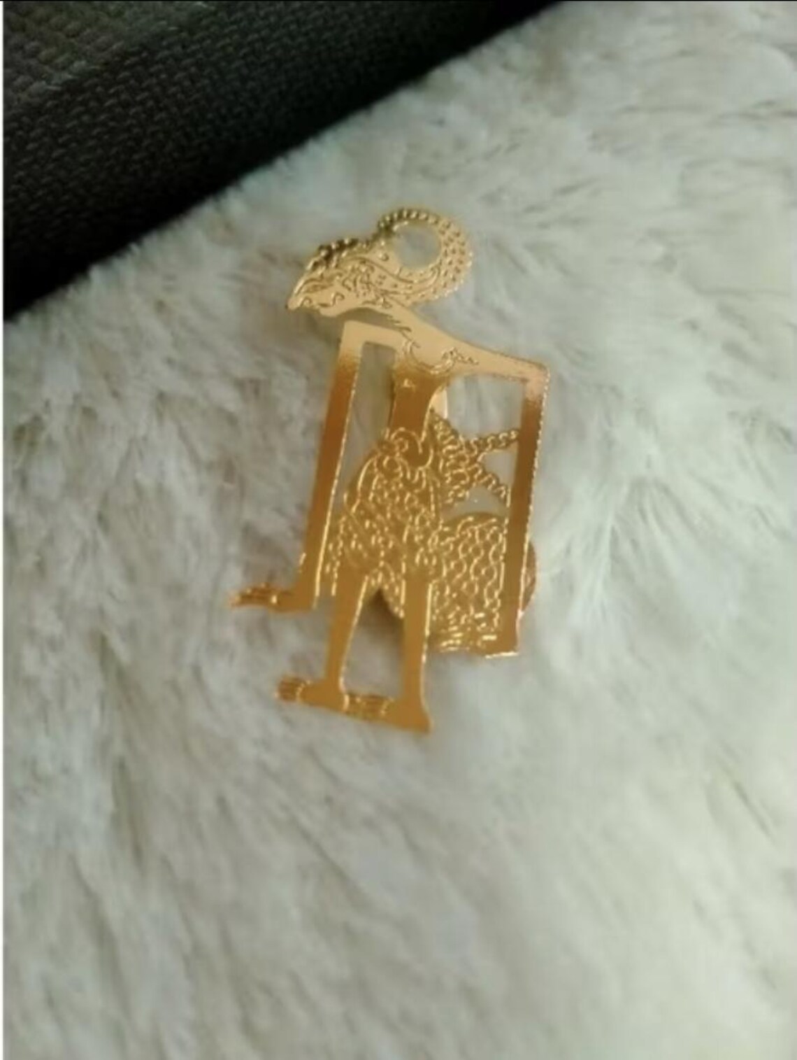 Handmade Wayang Brooch Pin 18k-gold-plated | Indonesian Cultural ...