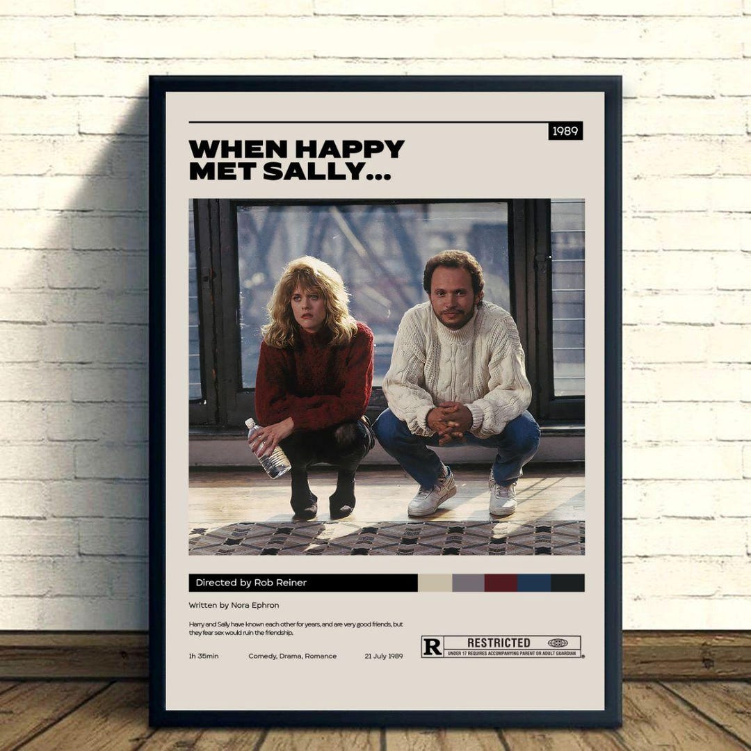 When Harry Met Sally Poster: Retro Movie Art Print - Etsy