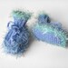 Hand Knitted Baby Booties - Light Blue, 6 - 9 Months - Etsy