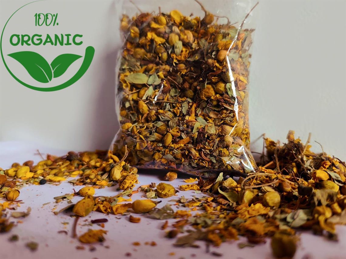 Dried Cassia Auriculata Flowers | Ranawara Herbal Tea - Etsy