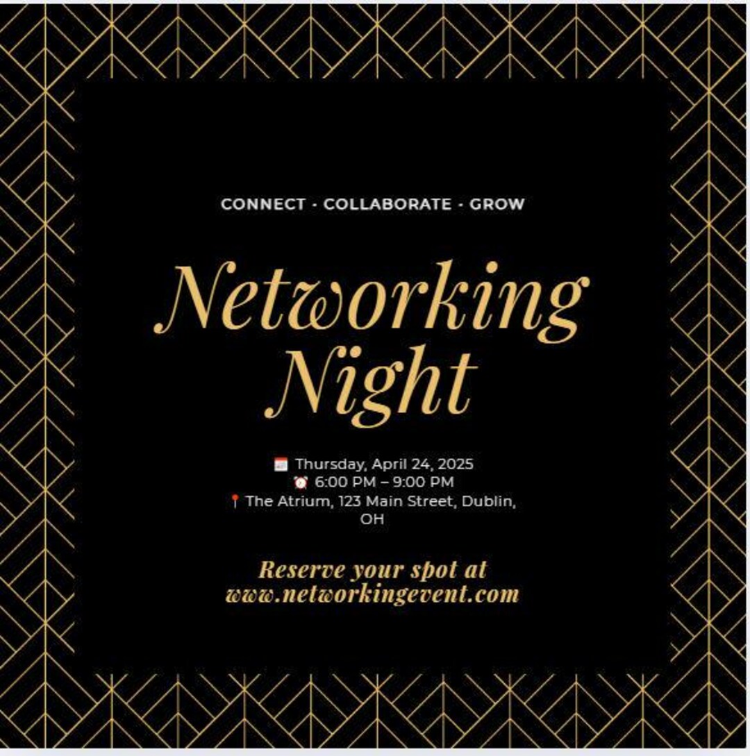 Networking Flyer Bundle With PDF Instructions | Editable Event ...