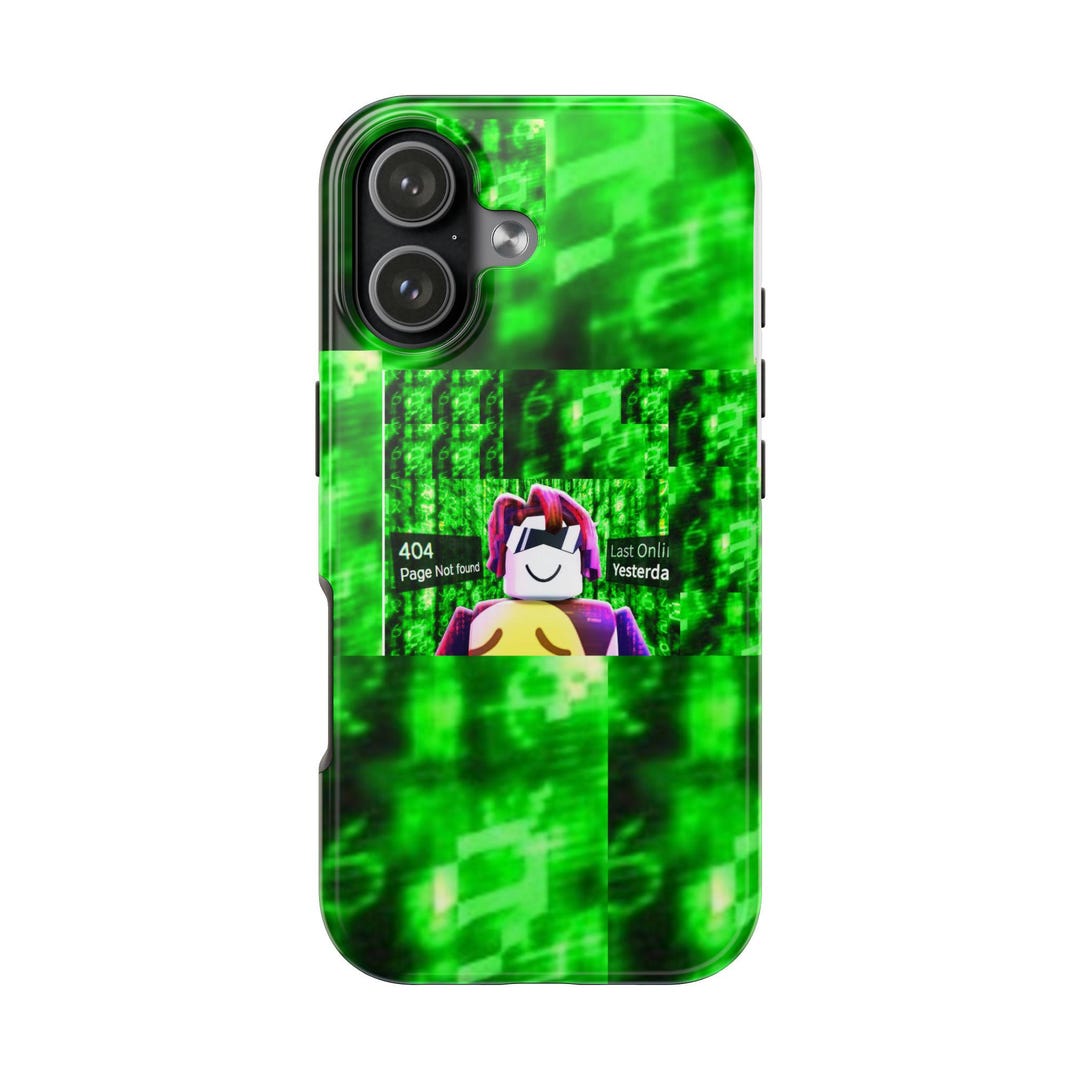 Roblox Avatar Phone Case | Green Matrix Hacker Design - Etsy