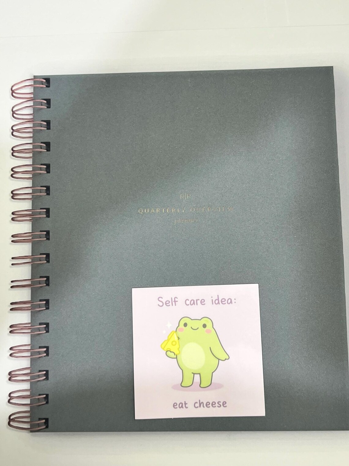 Self Care Idea: Eat Cheese | Matte Vinyl Sticker - Etsy