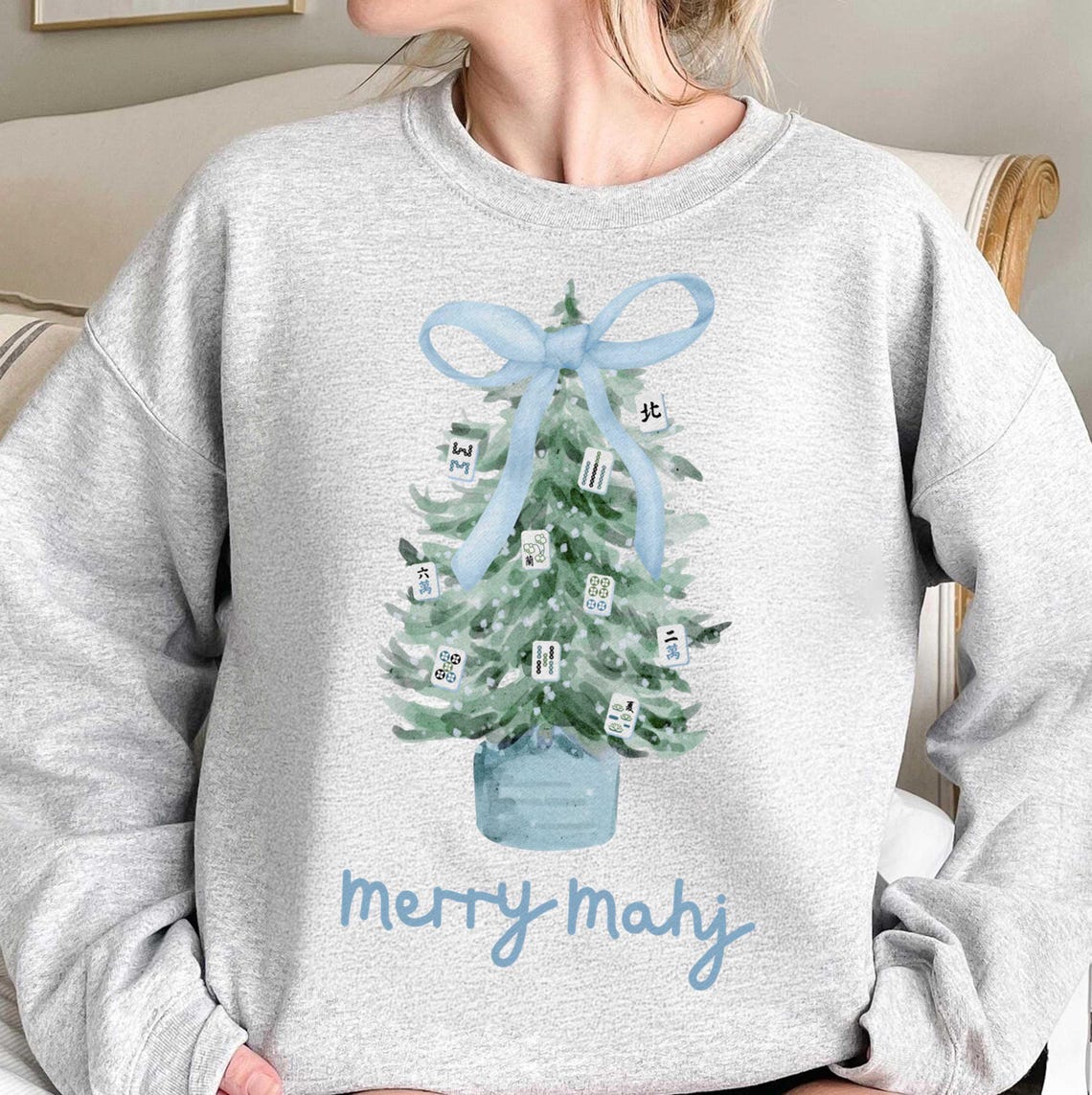 Merry Christmas Mahjong Tree Png, Festive Holiday Sublimation Design - Etsy