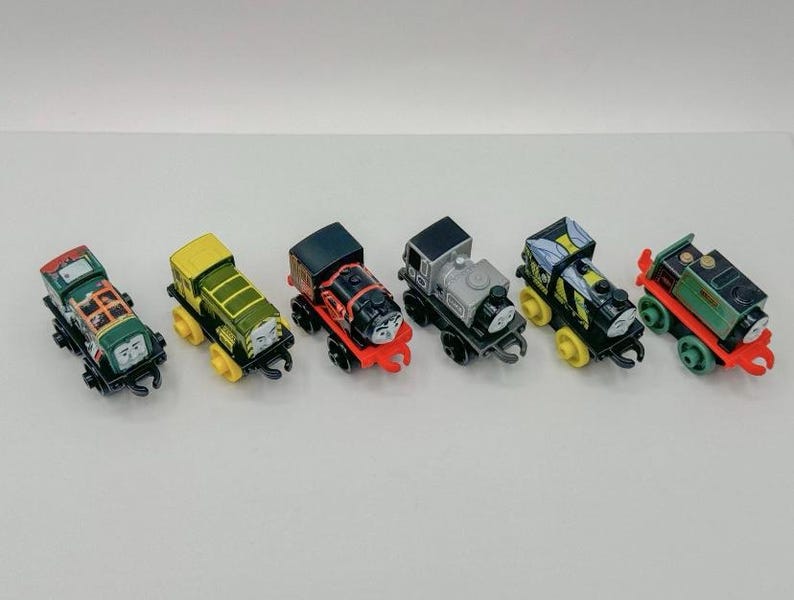 Thomas & Friends Minis Lot of 6 Bumblebee Iron Bert Superboy Train ...