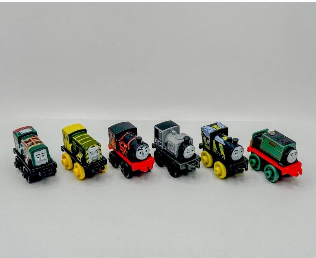 Thomas & Friends Minis Lot of 6 Bumblebee Iron Bert Superboy Train ...
