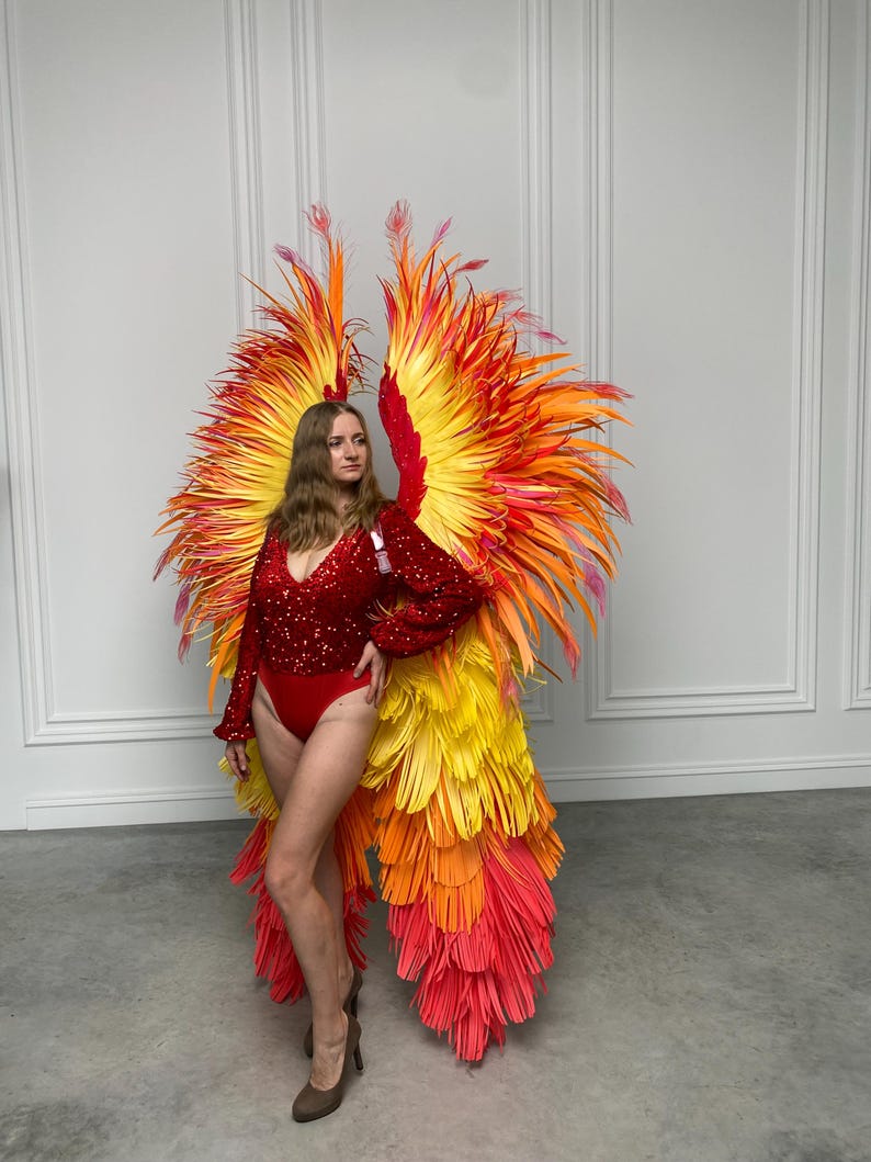 Colorful Carnival Costumes, Large Wings, Phoenix Wings for Adult ...