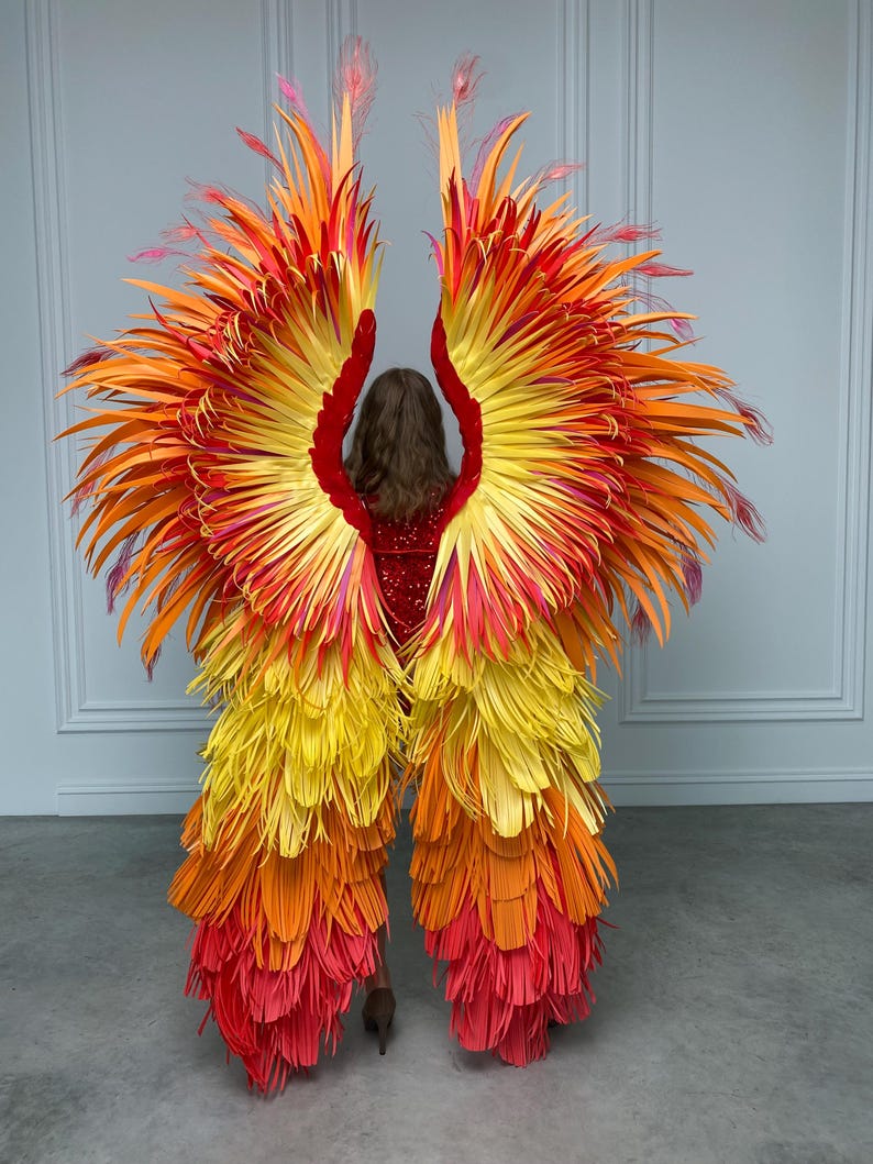 Colorful Carnival Costumes, Large Wings, Phoenix Wings for Adult ...