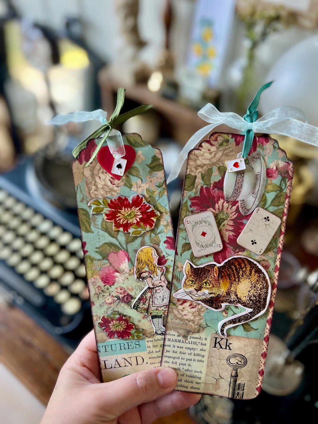 Alice in Wonderland Bookmark Bundle 2, Handmade - Etsy