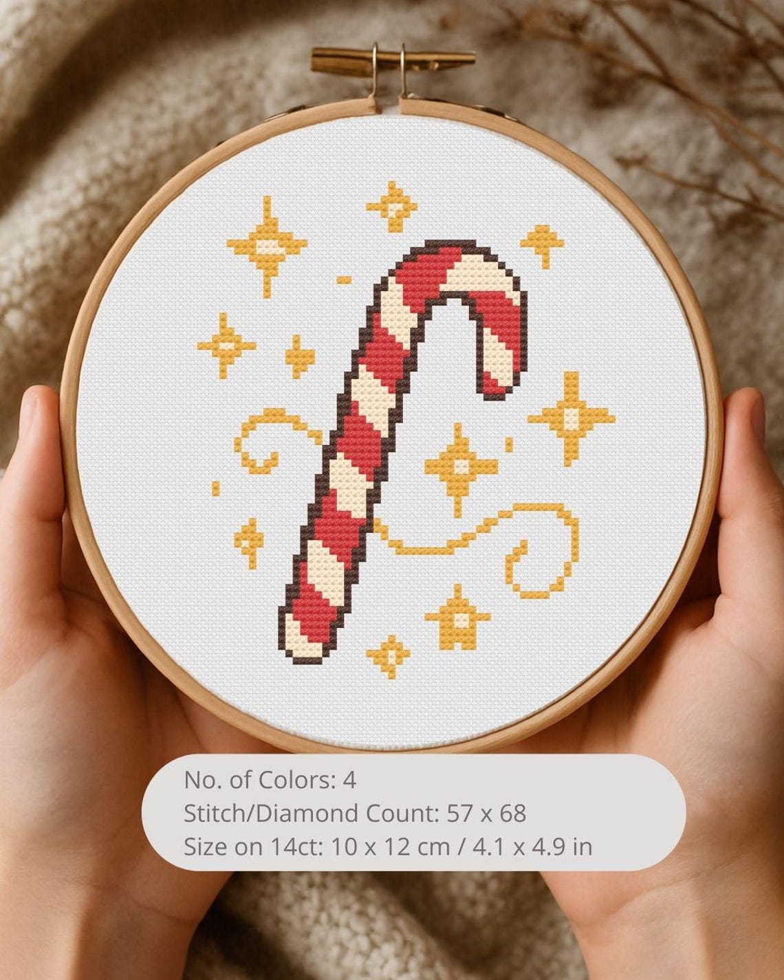 Christmas Objects Cross Stitch Pattern Bundle - 3 Mini PDF Charts ...