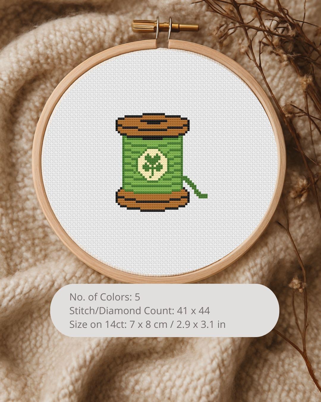 Irish Stitching Cross Stitch Pattern Bundle - 3 Small PDF Charts ...
