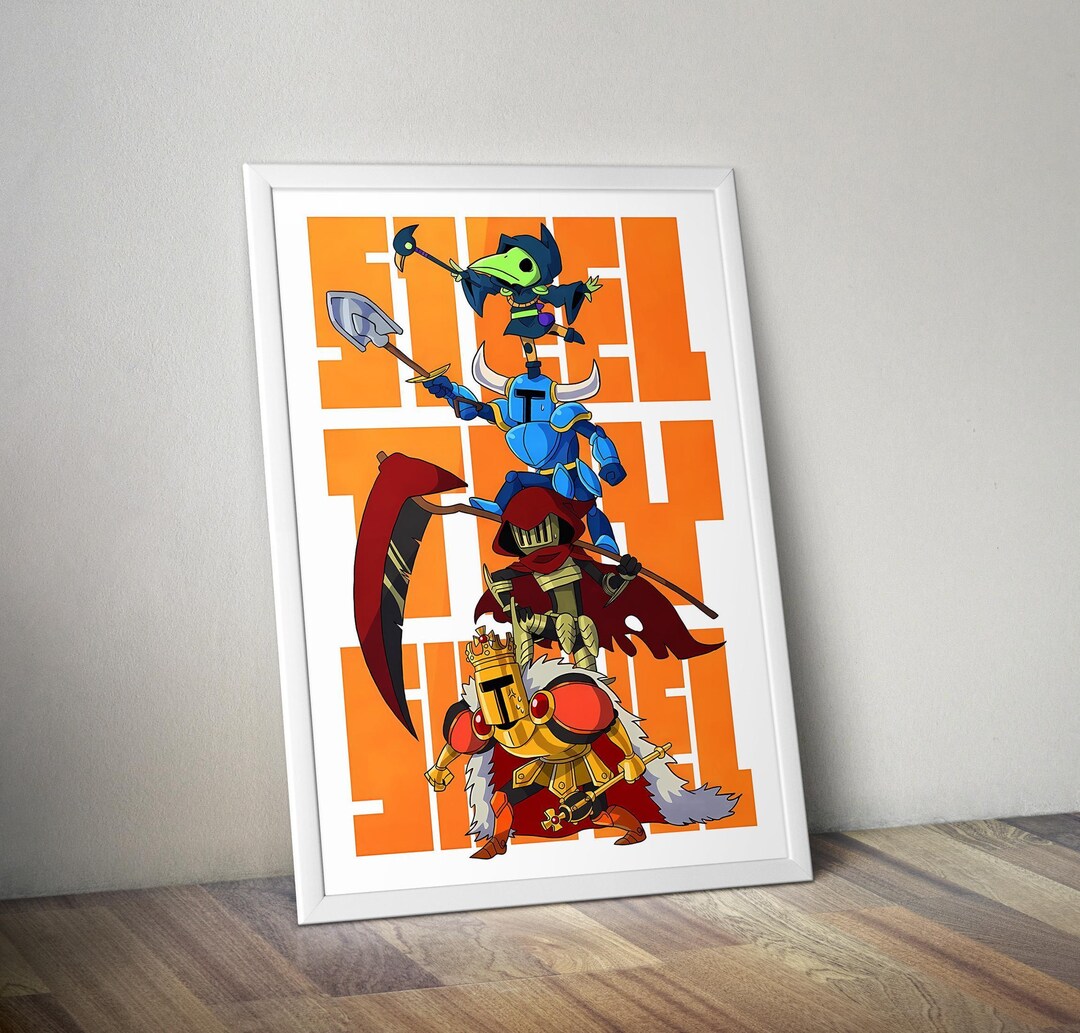 Shovel Knight Poster | Gaming Poster | Gaming Artwork | Gaming Decor ...