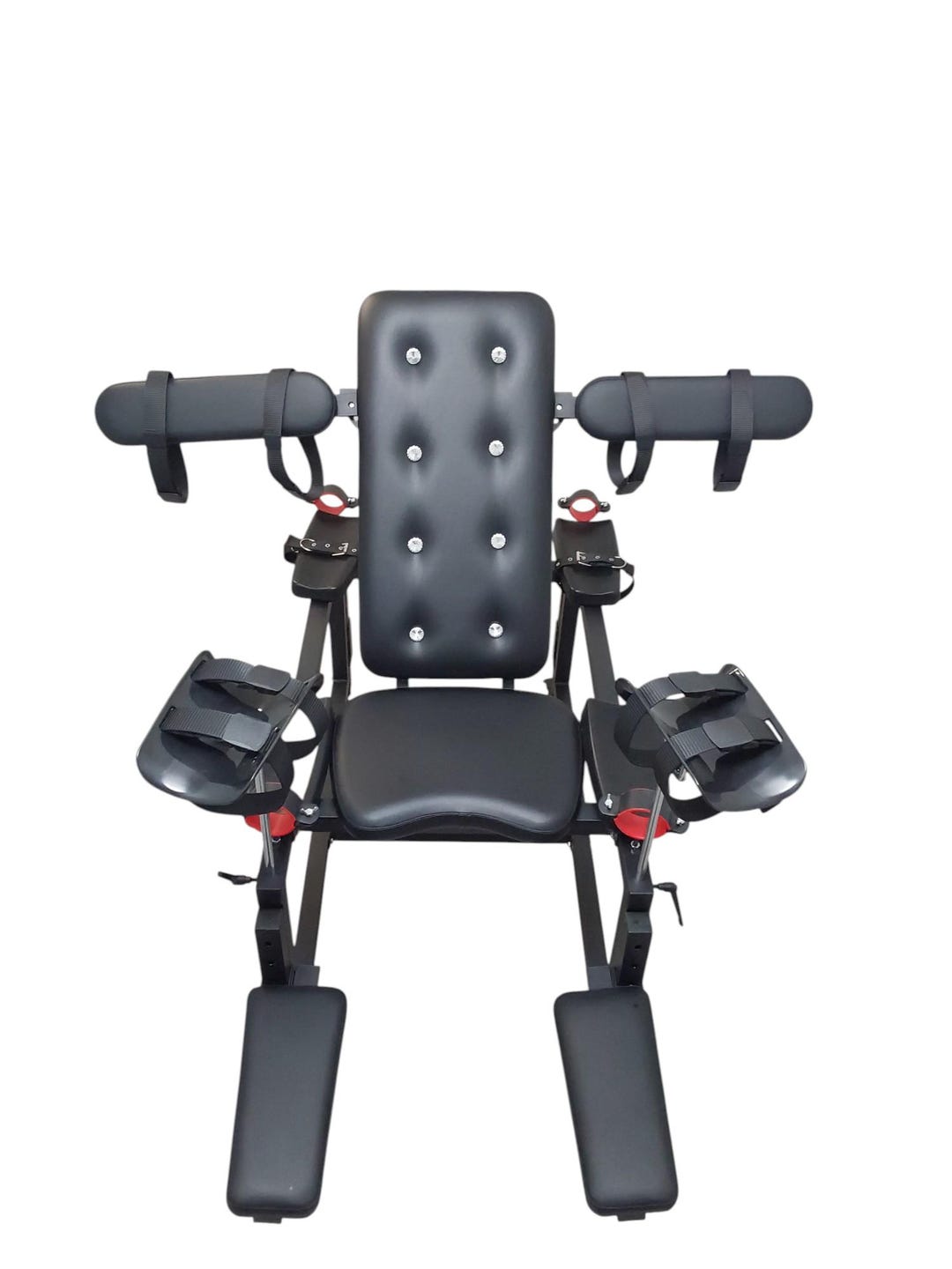 Multi-position BDSM Bench With Restraints, Adjustable Steel Frame - (1 ...