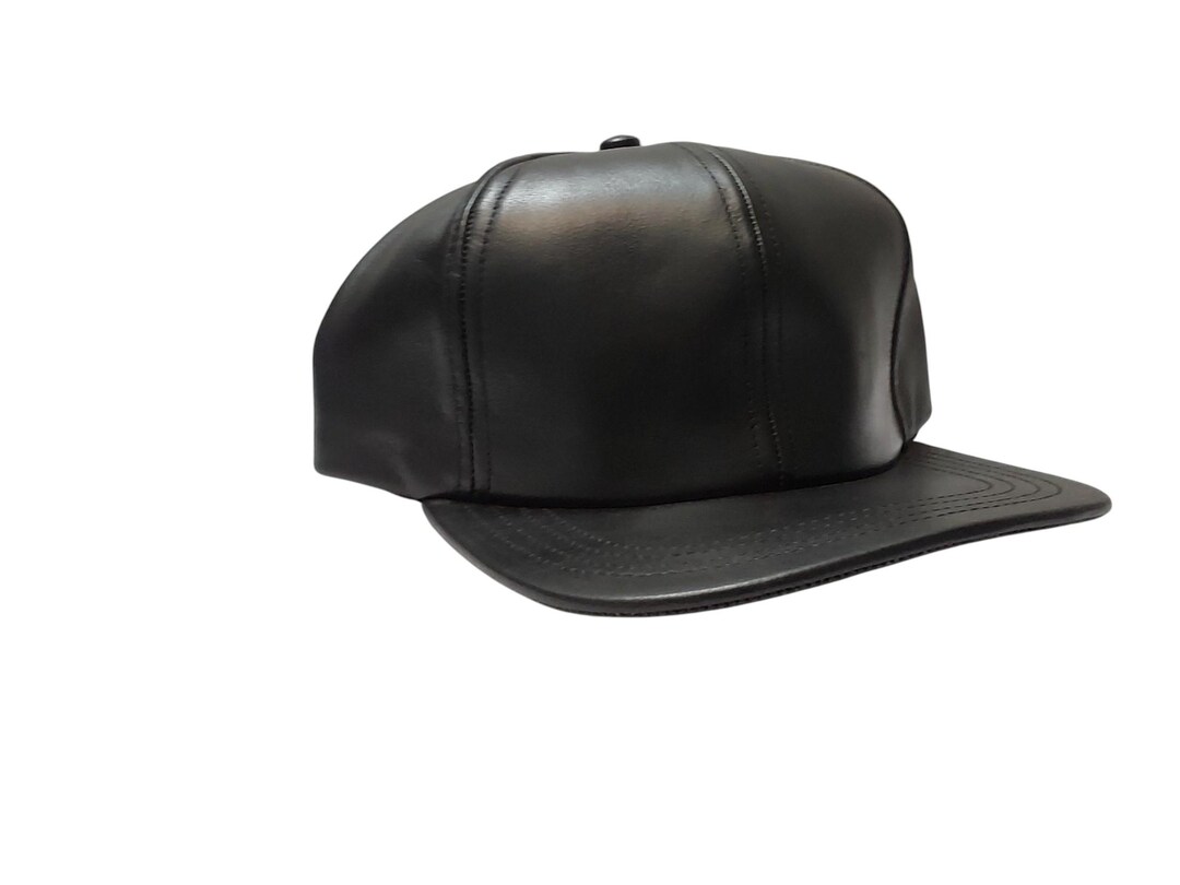 Handmade Sheep Leather Baseball Cap – Unisex Adjustable High Crown ...