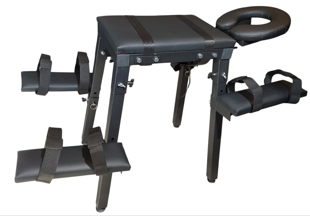 MATURE | Portable Spanking Bench With Headrest – Dungeon Furniture ...