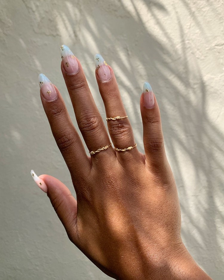 Simple Gold Midi Ring SET OF THREE | Etsy