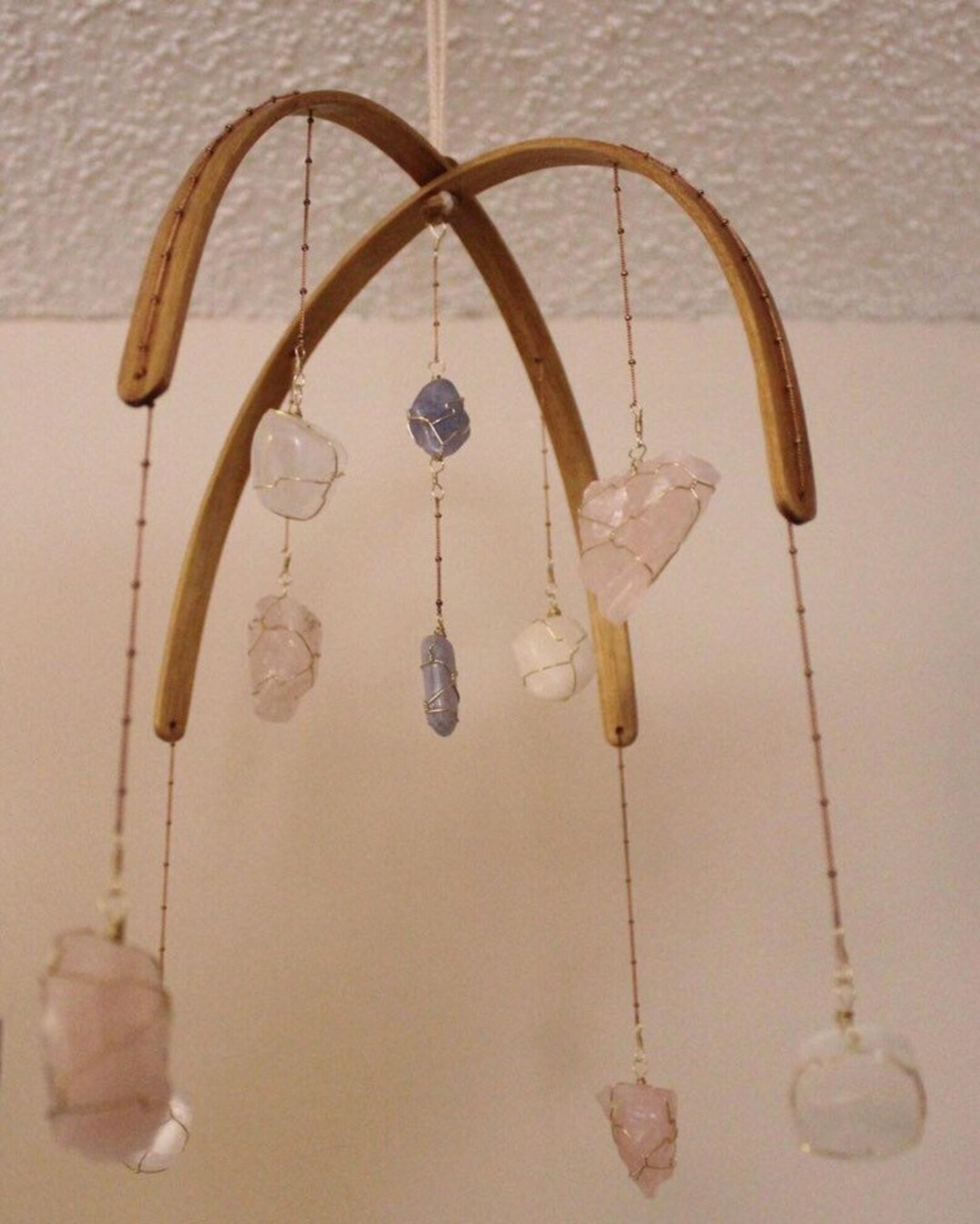 Crystal Baby Mobile Custom Crystal Hanging Organic Nursery - Etsy