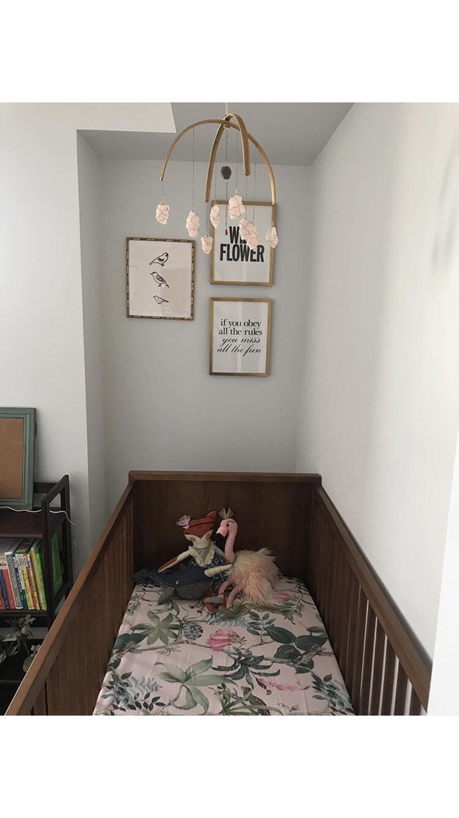 Crystal Baby Mobile Custom Crystal Hanging Organic Nursery - Etsy