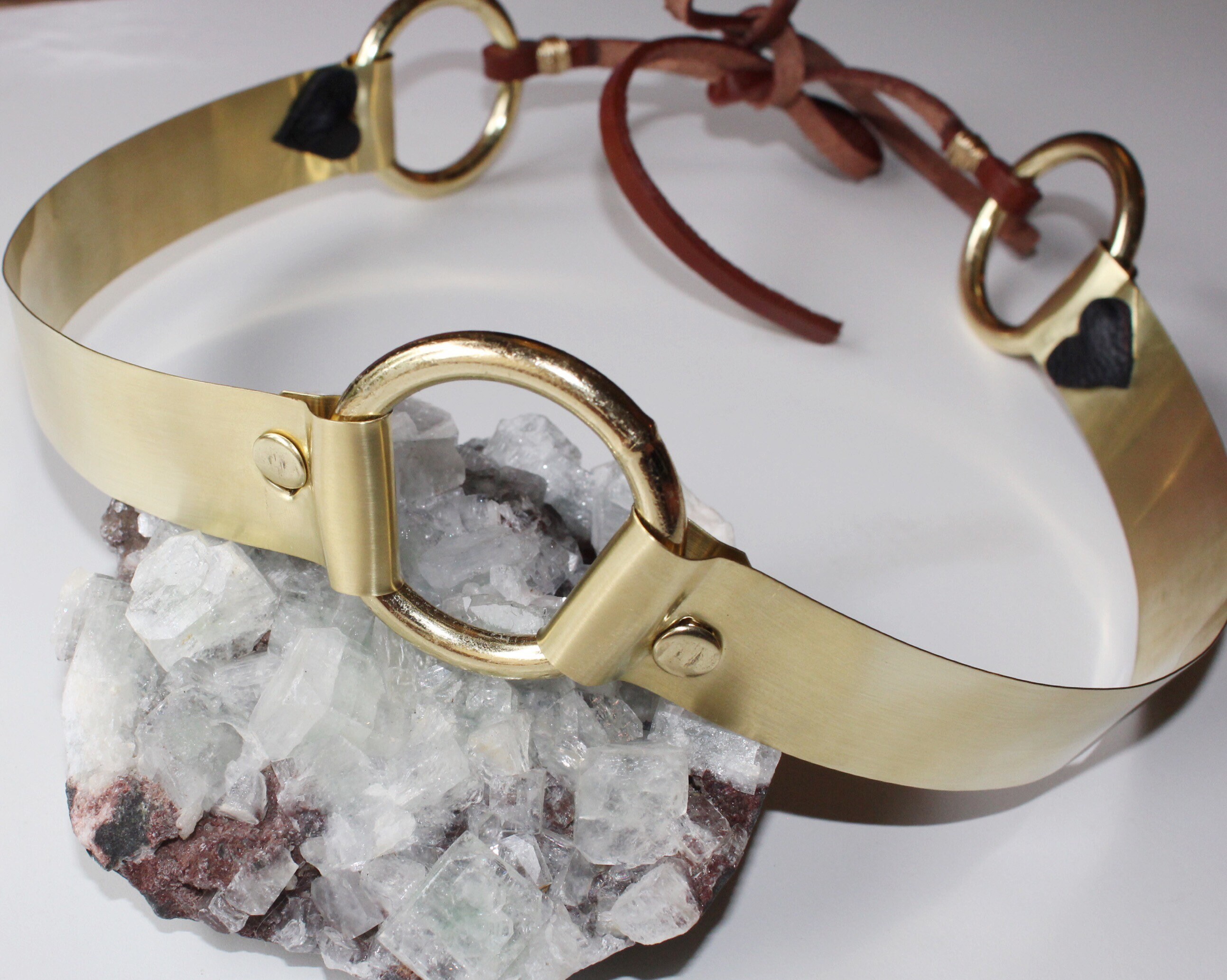 Gold O-ring Belt Metal Cinch Tie Belt one Size Fits Most | Etsy