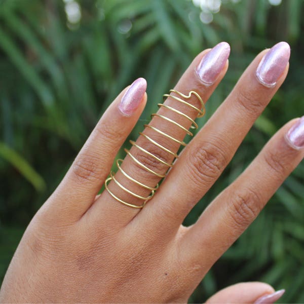 Full Finger Ring - Etsy