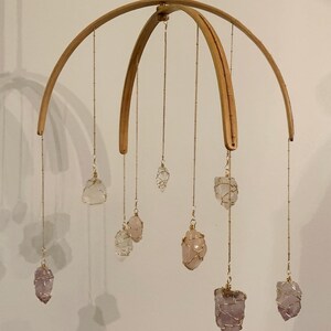Crystal Baby Mobile * Custom Crystal Hanging * Organic Nursery & Room ...