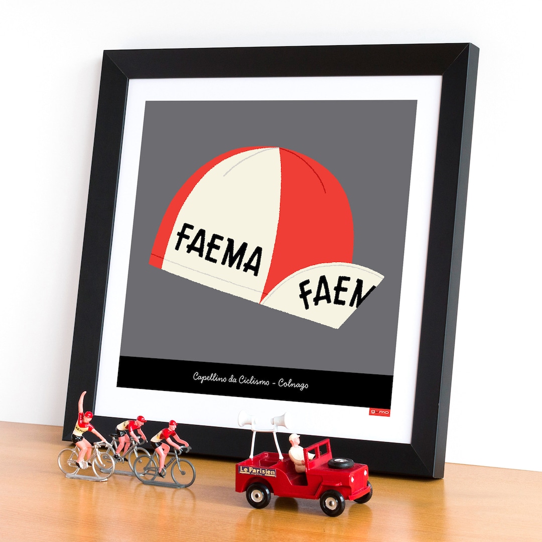 Cycle Poster Art, Vintage Cycle Racing, Cycling Cap, Casquette, Cycling ...