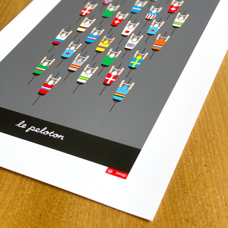 Peloton Cycling Poster Cycling Art Print World Road Race - Etsy