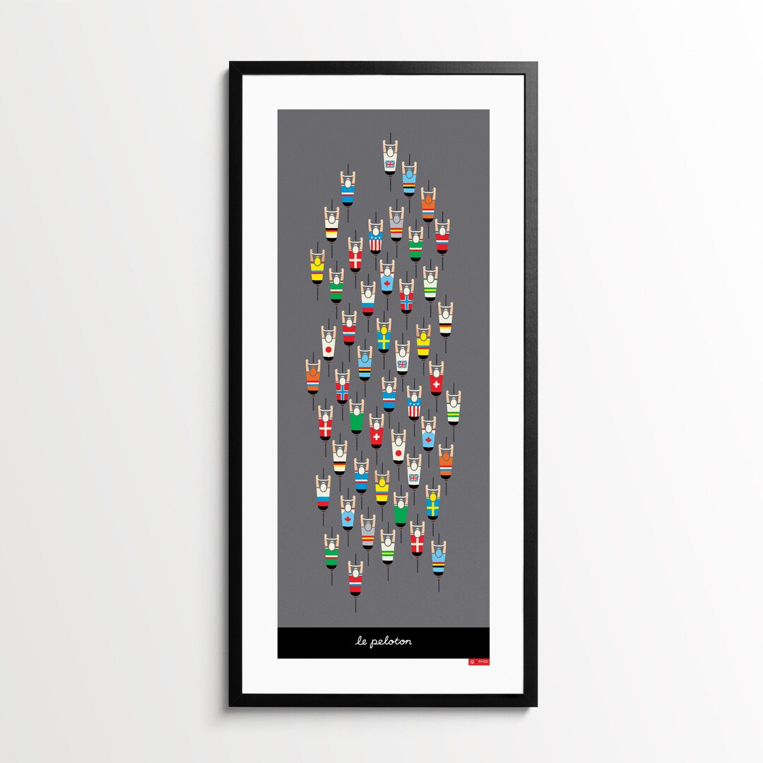 Peloton Cycling Poster Cycling Art Print World Road Race - Etsy